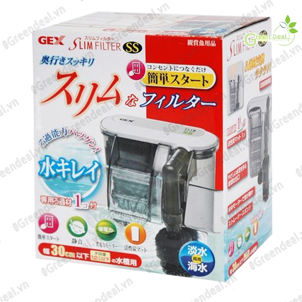 [BH 06 tháng ] GEX - Slim Filter SS | Máy lọc thác cao cấp cho hồ cá thủy sinh | Shopee Việt Nam