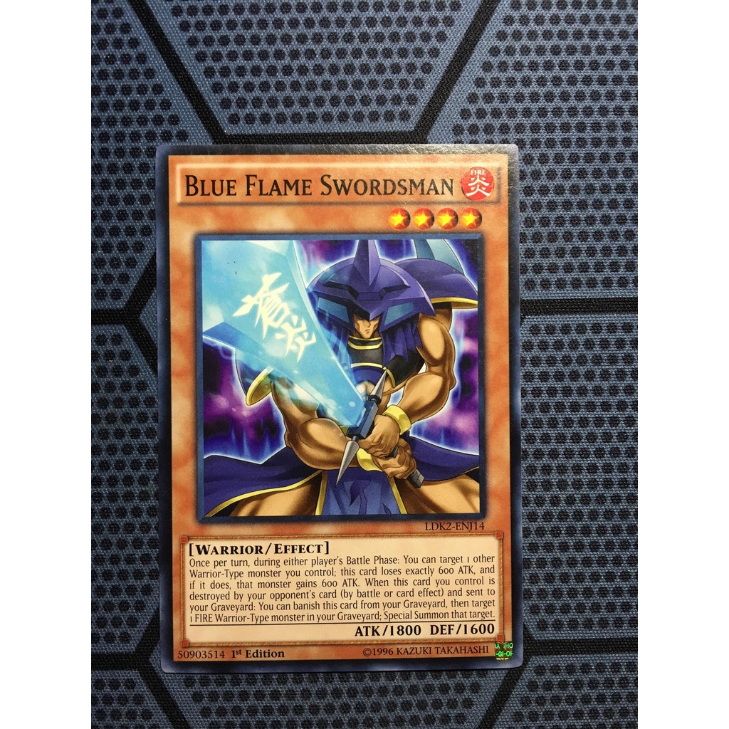 Bài yugioh Blue Flame Swordsman - LDK2-ENJ14 - Common 1st Edition ...
