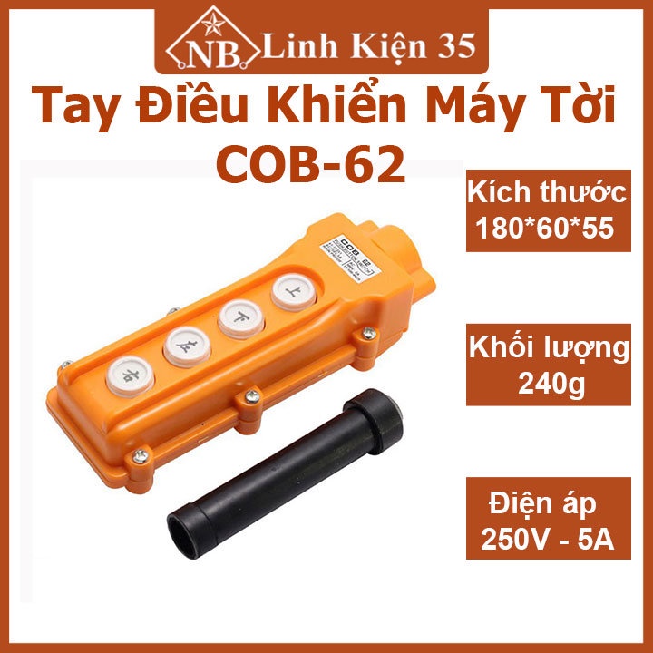 Tay điều khiển máy tời COB-62 ( 4 nút điều khiển - điều khiển các thiết ...