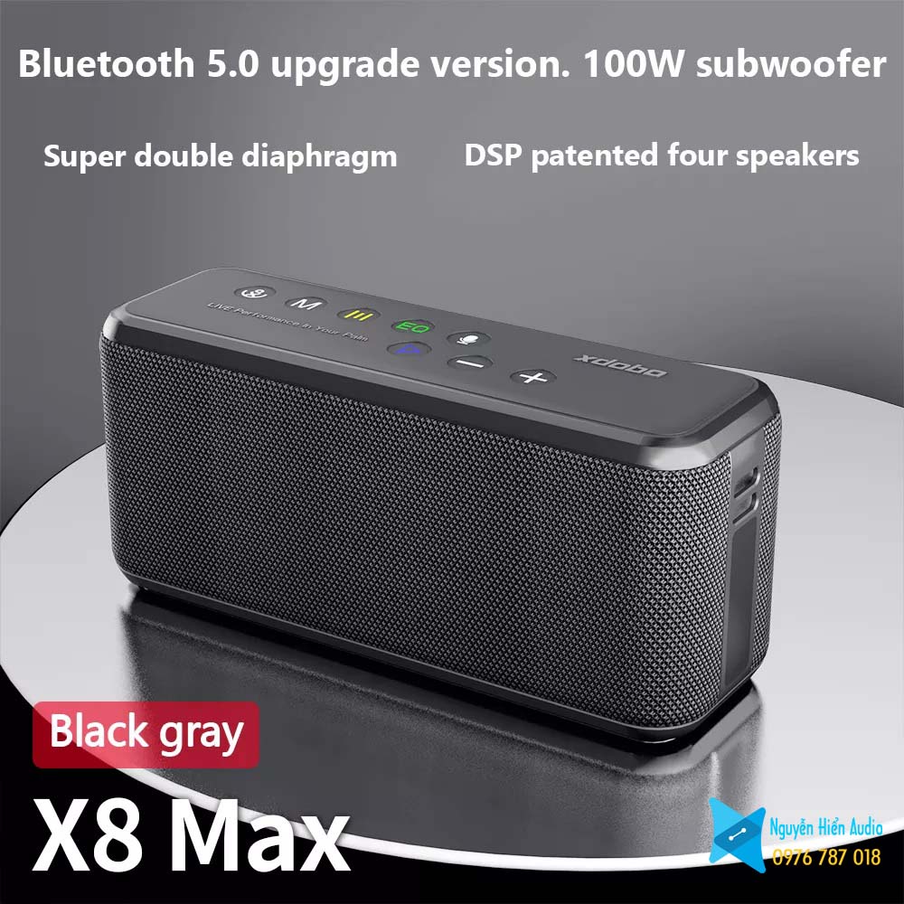 (Hàng chính hãng)Loa Xdobo X8max Bluetooth 5.0 siêu trầm 100W (BH 12 ...