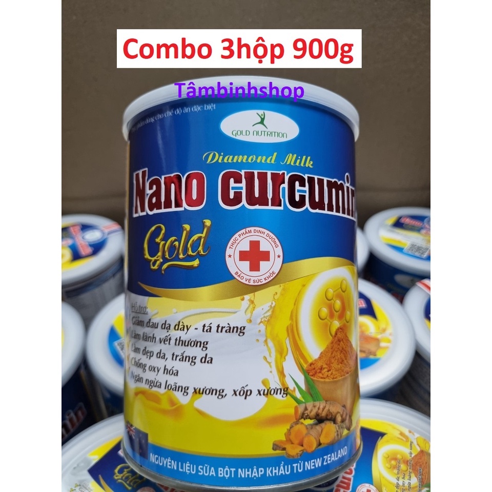 [Combo 3hộp 900g, HSD 2026] Sữa nghệ Nano Curcumin Gold. | Shopee Việt Nam