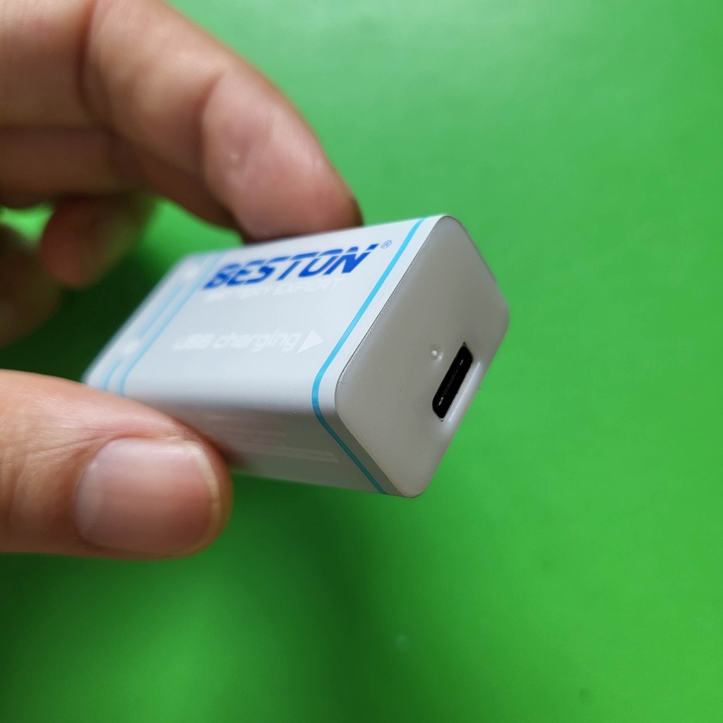 Pin sạc 9V BESTON Mẫu mới sạc trực tiếp USB Type-C dùng cho micro ...