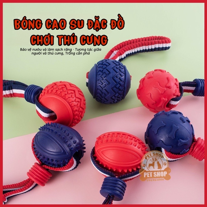 Bóng đồ chơi cho chó cao su đúc | Shopee Việt Nam