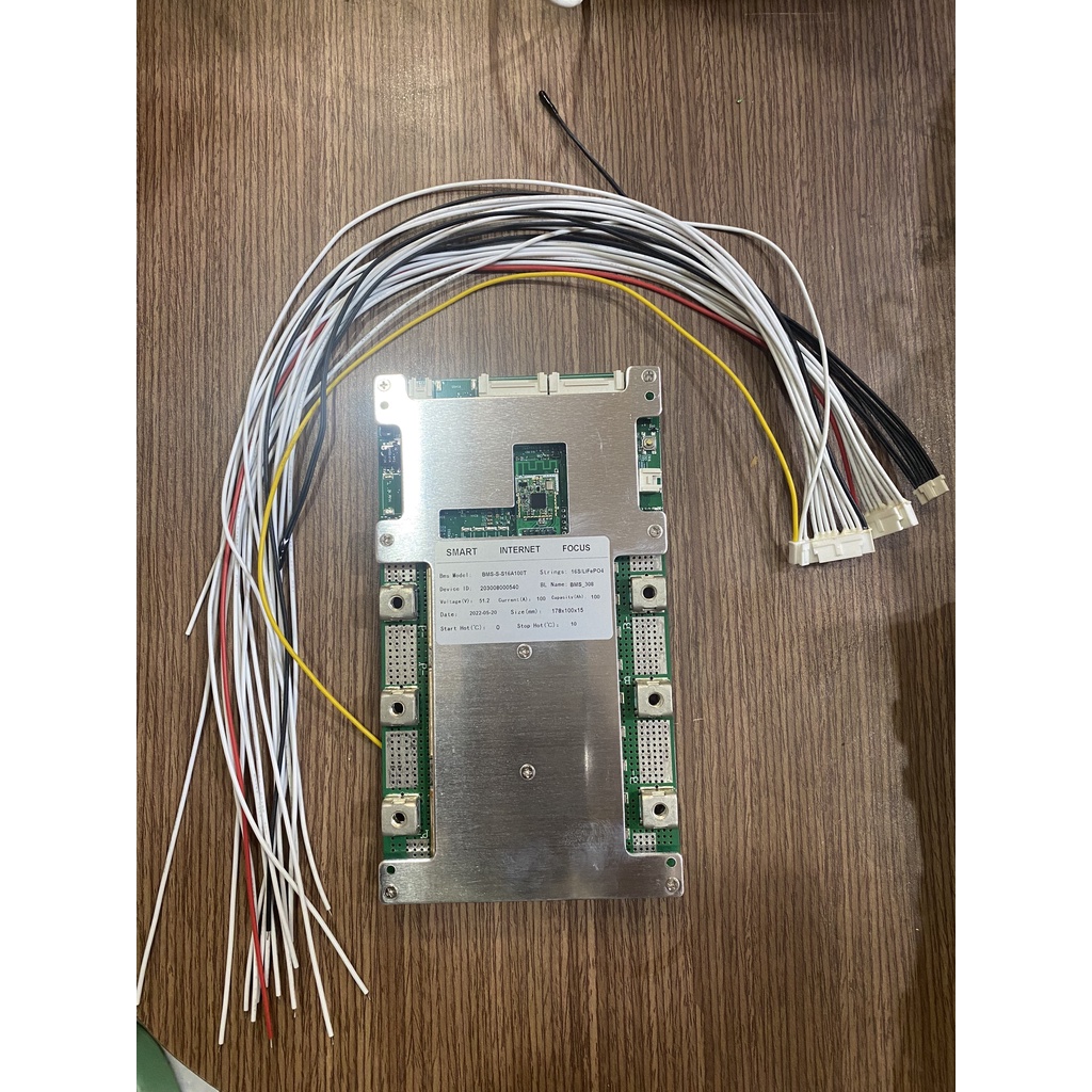 BMS 16S 100A cho Pin LifePO4 có bluetooth BMS-S-S16A100T | Shopee Việt Nam