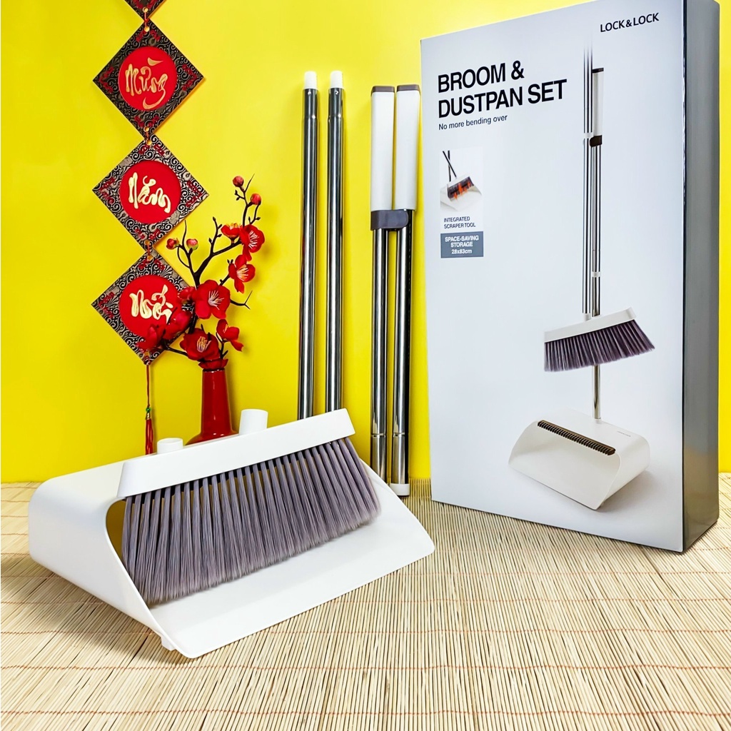 Bộ chổi quét nhà Lock&Lock chính hãng kèm dụng cụ hót rác ETM465 ...