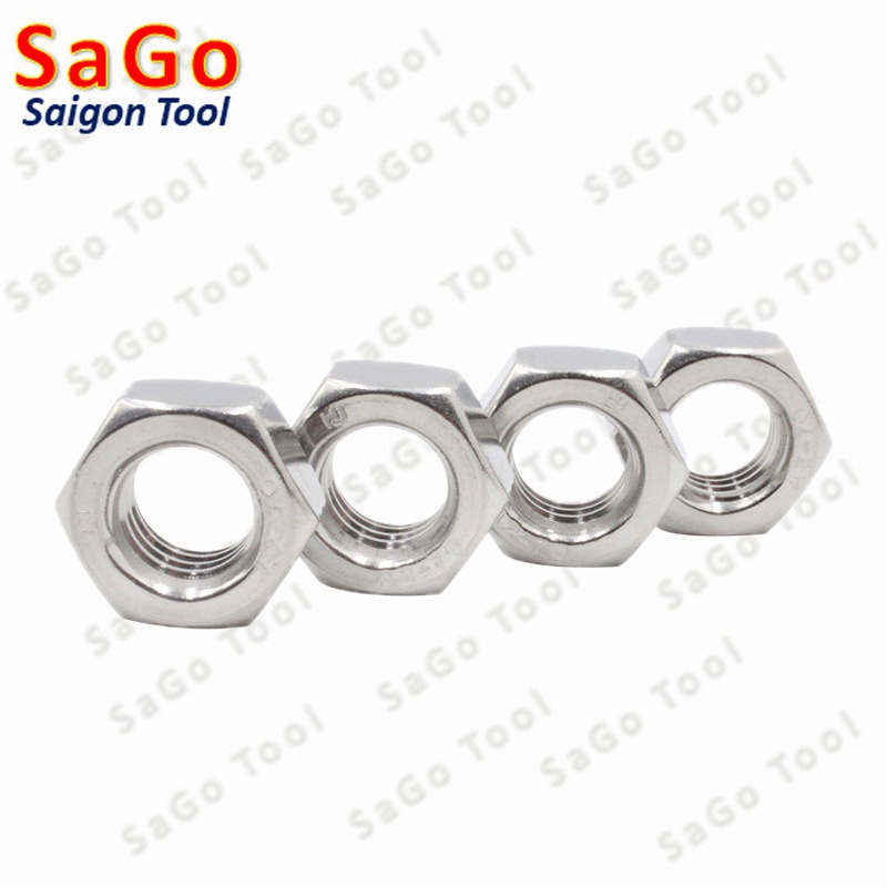 Đai Ốc, Tán Dẹp, Tán Ecu Inox 304 Dùng Cho Bulong M3, M4, M5, M6, M8, M10, M12 Loại Tốt 10con ...