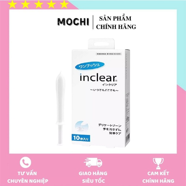 (Hộp 10 cây) Đũa thần Inclear Dung dịch vệ sinh phụ nữ Nhật Bản | Shopee Việt Nam