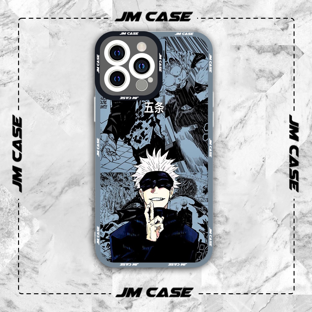 Ốp lưng iphone samsung xiaomi oppo cạnh vuông JMCase Jujutsu Kaisen ...