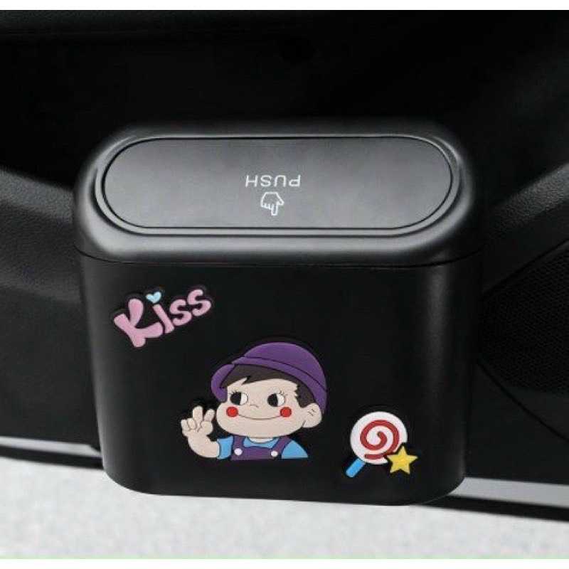 Thùng rác kẹp khe ghế/ Thùng rác mini gắn icon dễ thương để trên ô tô ...