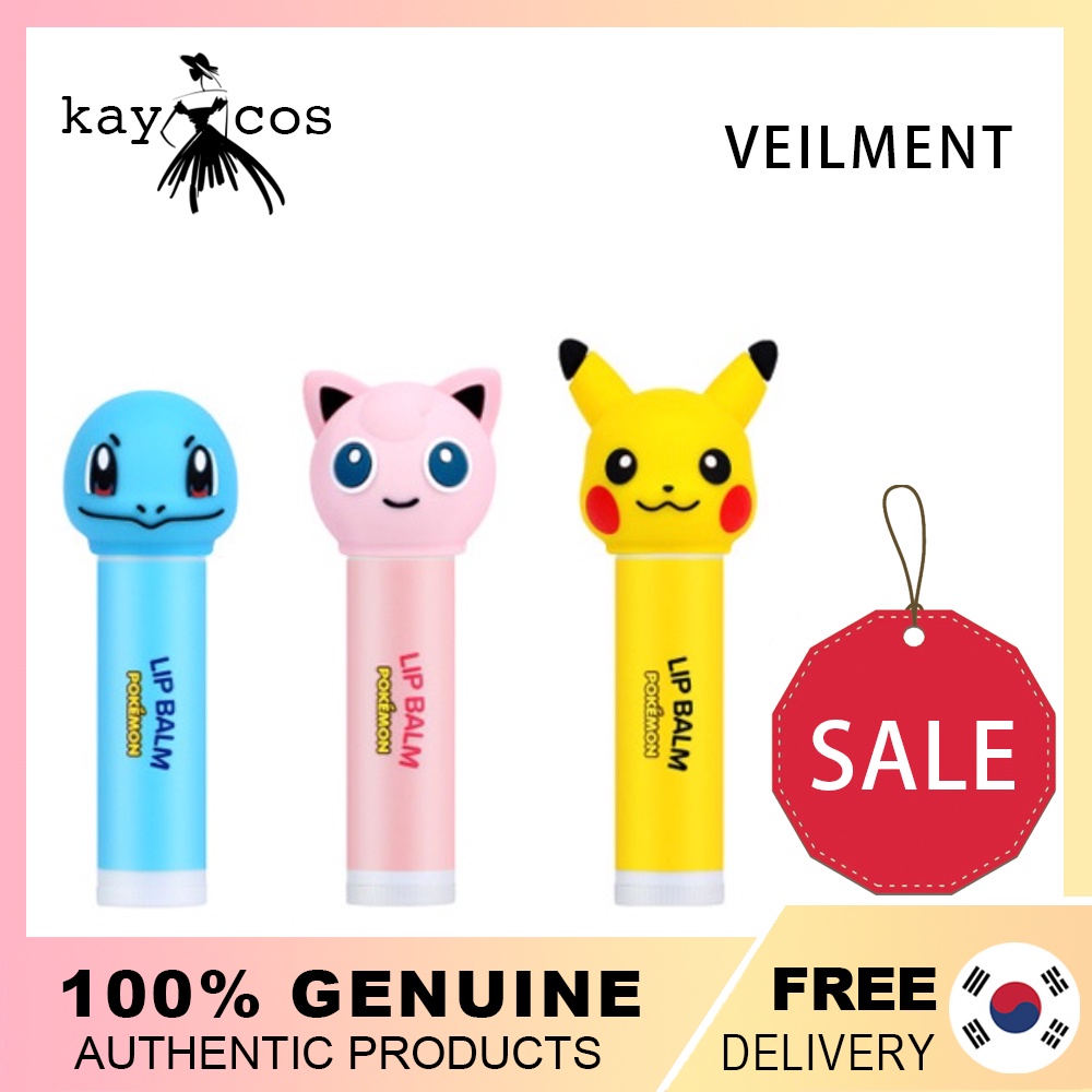 ON THE BODY VEILMENT POKEMON MOISTURE SHINE LIPBARM4.5g PIKACHU(RED ...