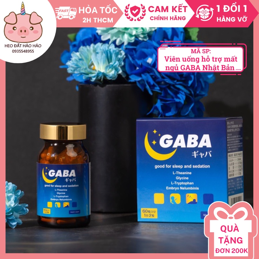 [CHÍNH HÃNG-SẴN] Viên uống hỗ trợ chứng mất ngủ Gaba Jpanwell Nhật Bản ...