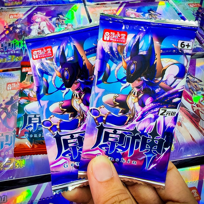 Set 6 ảnh thẻ anime nhân phẩm game Genshin Impact card gacha | Shopee ...