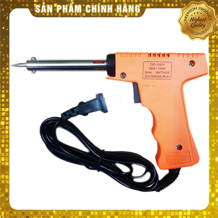 Mỏ Hàn Thiếc Dạng Súng SOLDERING IRON Hai Chế Độ 20W-100W | Shopee Việt Nam