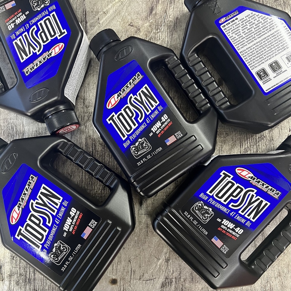 Dầu nhớt MAXIMA - Maxima Topsyn 100% tổng hợp - Cấp nhớt: 10W40 (có ...