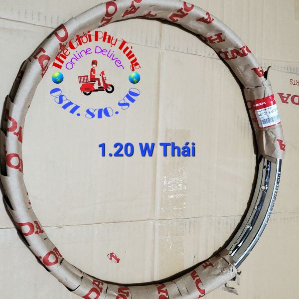Vành, niềng Wave thái Siam Goshi bóng (1.20-1.40) zin Honda Thái Lan ...