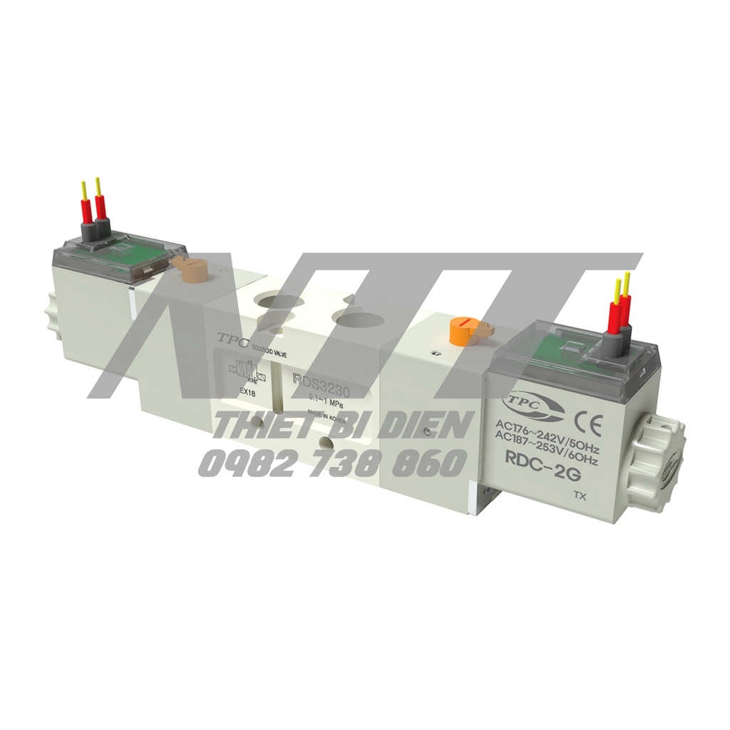 Van điện từ 5 cửa, 2 vị trí, 2 coil RDS3230 TPC | Shopee Việt Nam