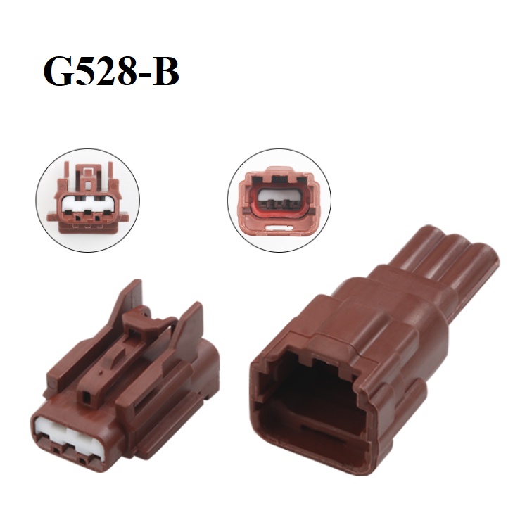 G528-Giắc cắm Đầu nối dây điện ô tô không thấm nước 3 lỗ 1mm | Shopee ...