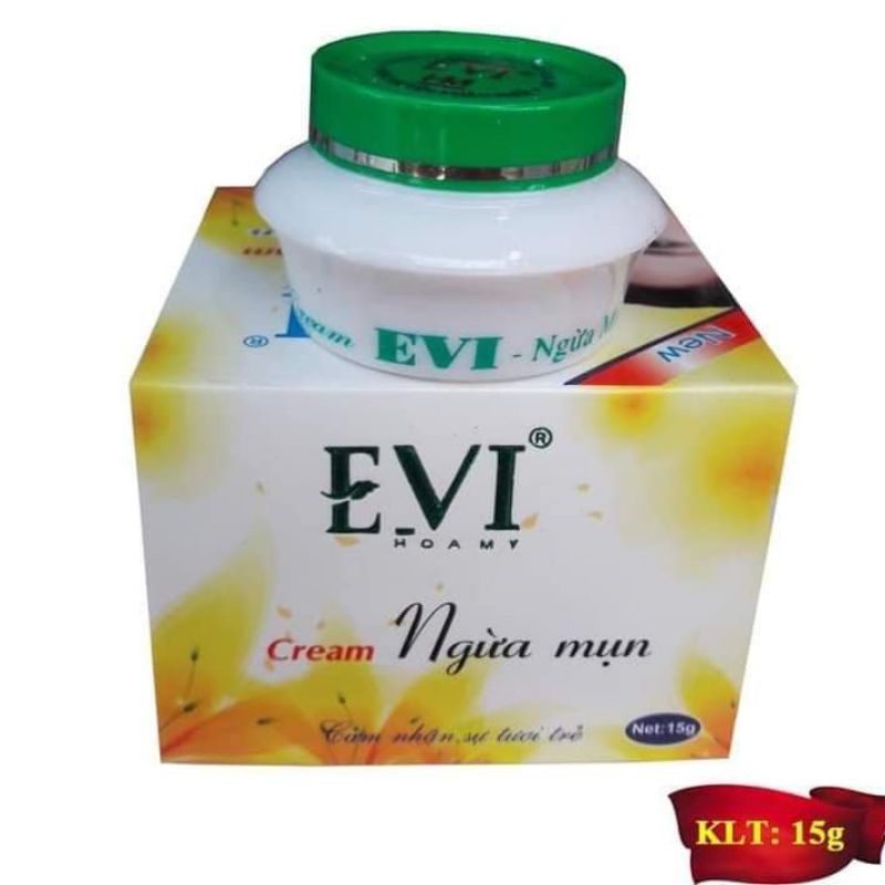 KEM EVI CREAM DƯỠNG DA - NGỪA MỤN CHÍNH HÃNG 15g | Shopee Việt Nam
