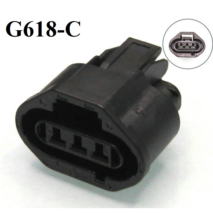 G618-Giắc cắm đầu nối xe hơi 3 lỗ 3mm màu đen | Shopee Việt Nam