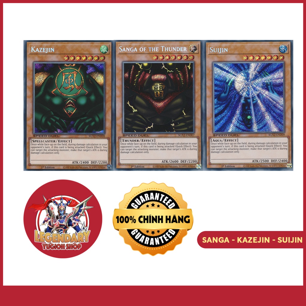 [Thẻ Bài Yugioh Chính Hãng] Bộ Sưu Tập Bộ 3 Gate Guardian Anh Em Mê ...