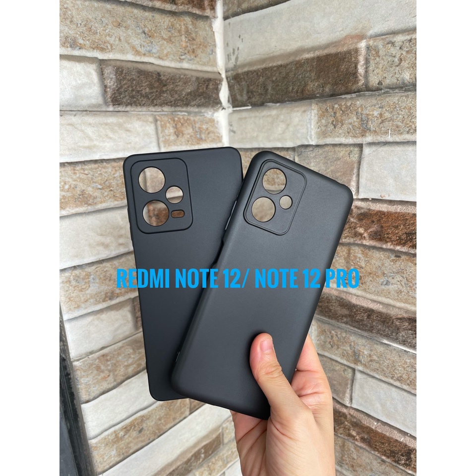 Ốp lưng dẻo cho Xiaomi Redmi Note 12 Turbo, Note 12, Note 12 Pro - đen ...