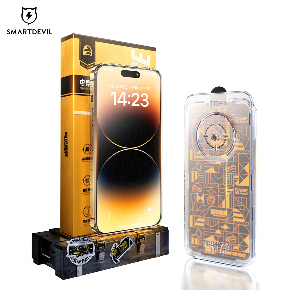 SmartDevil Kính Cường Lực Nhám Bảo Vệ Màn Hình Cho iPhone 14 Promax / 14 Pro / 14 Plus / 13 ...