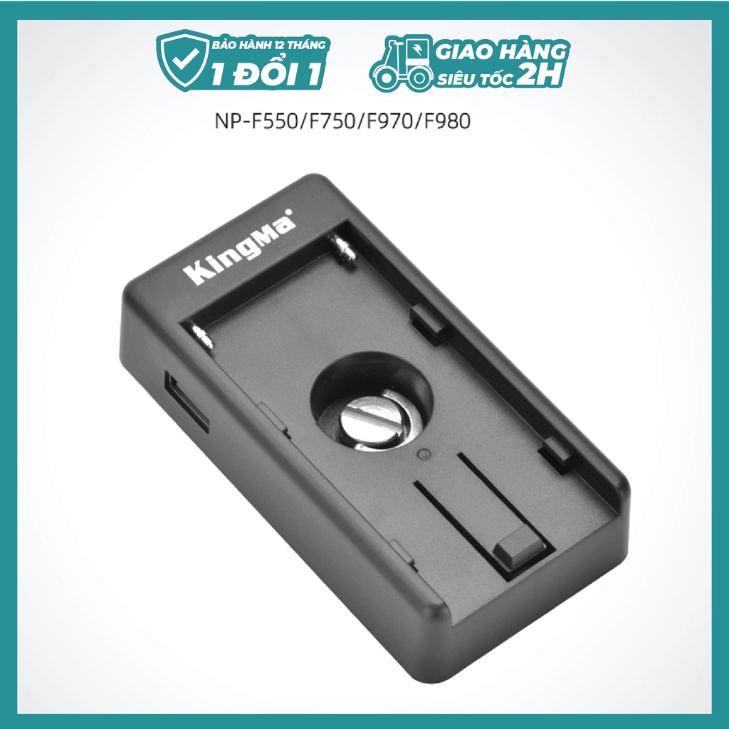 ĐẾ PIN ẢO NP-F970/770/570 KẾT NỐI PIN ẢO KINGMA BM-F980D | Shopee Việt Nam
