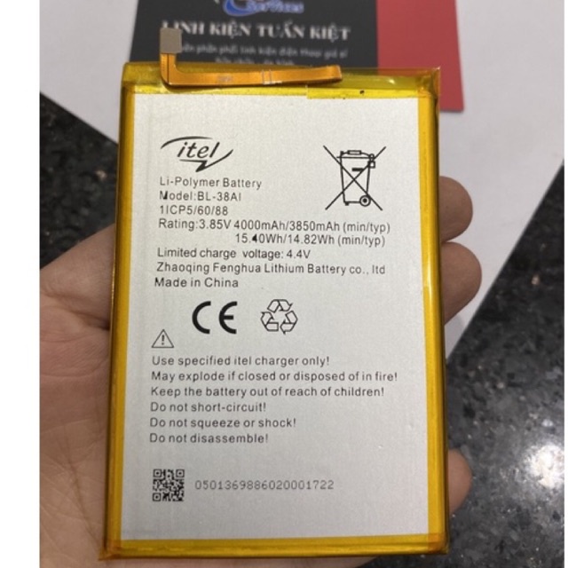 Pin Itel BL-38AI/ Pin Itel P32 ( 4000 mAh ) Dung lượng chuẩn bảo hành 1 đổi 1 | Shopee Việt Nam