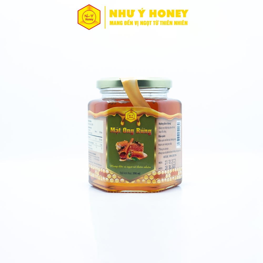 Mật ong rừng NHƯ Ý HONEY nguyên chất 100% lọ thủy tinh MOR701 390ml ...