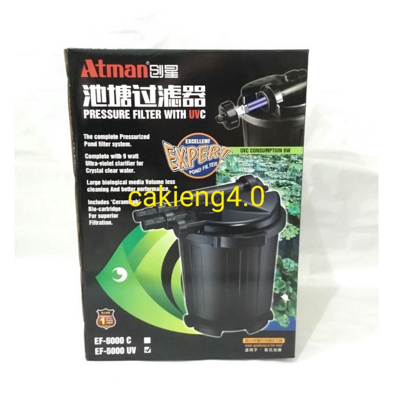 Thùng lọc đèn UV ATMAN EF - 5000UV, EF - 6000UV cho hồ Koi | Shopee ...