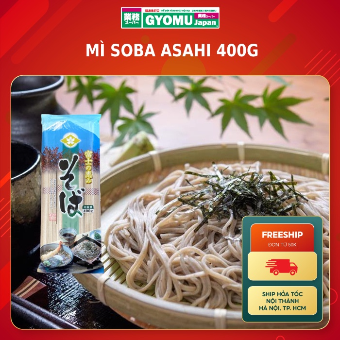 Mì Soba Asahi 400g Kobe Bussan - Nhật Bản | Shopee Việt Nam