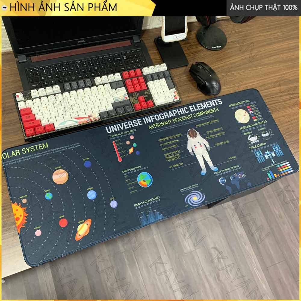 Bàn di chuột, lót chuột chống nước cỡ lớn 80x30 dày 3mm | Shopee Việt Nam