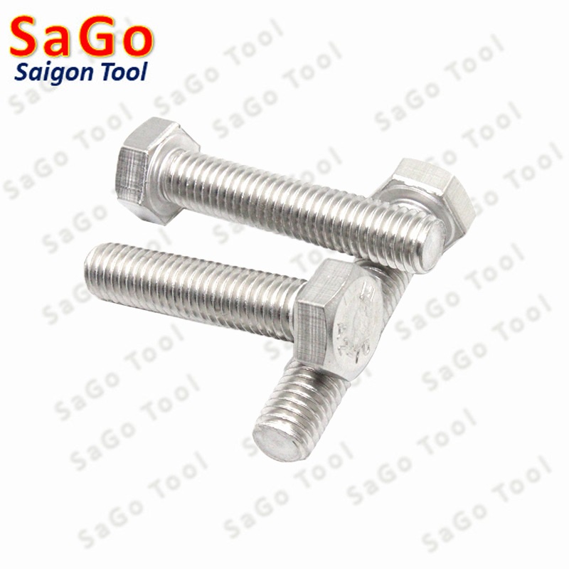 Bulong lục giác ngoài INOX 304 M4 M5 M6 M8 10Con, Ốc lục giác inox | Shopee Việt Nam