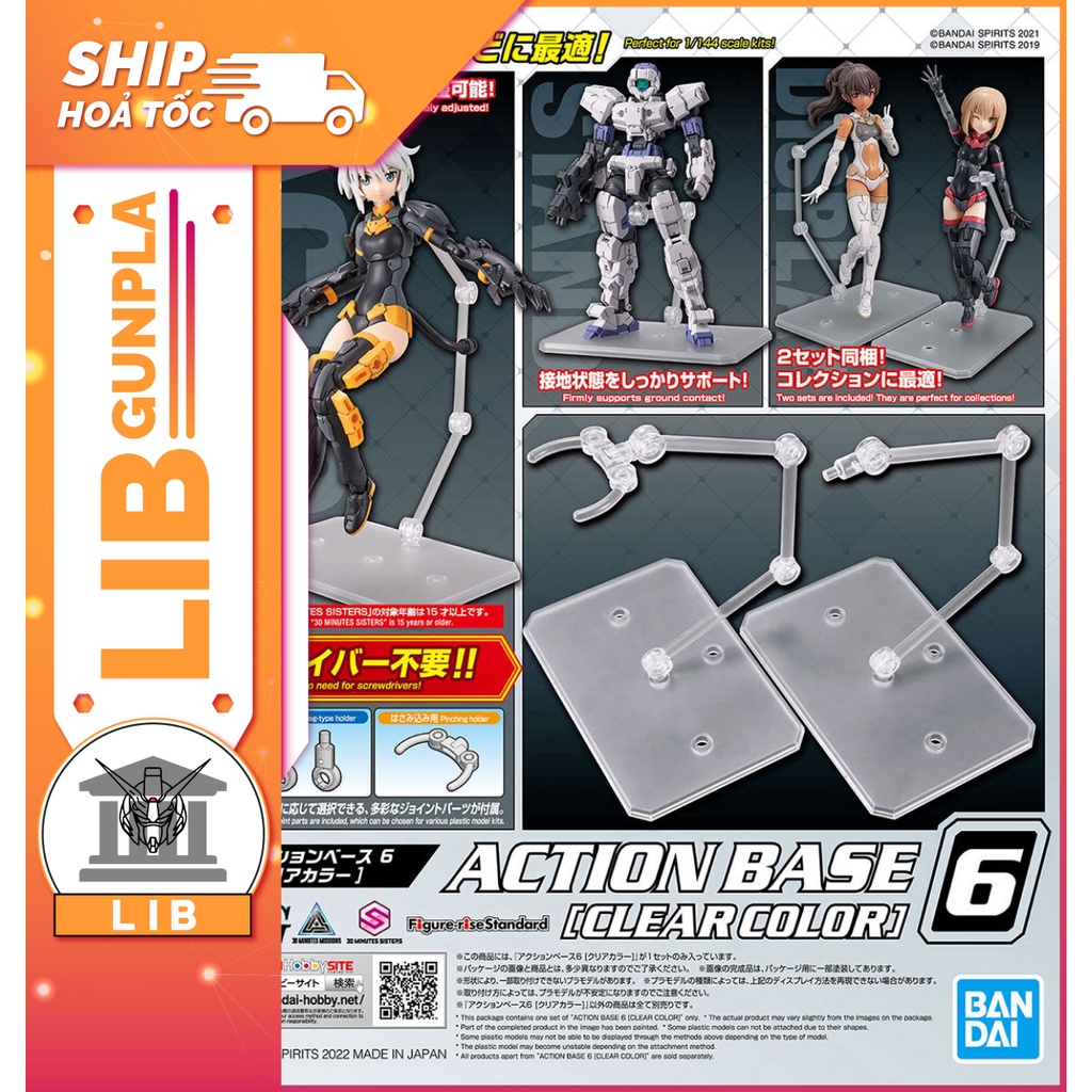 Mô hình lắp ráp Phụ Kiện Bandai Gundam Đế Action Base 6 - Clear - thích ...