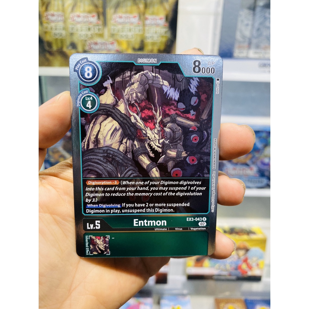 Thẻ Bài Digimon Mã EX3-043 - Entmon - Digimon - Common | Shopee Việt Nam