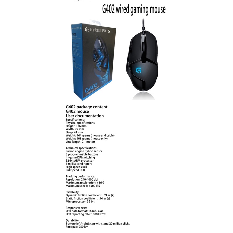 Chuột Không Dây Logitech G707 G703 G306 G407 G402 G302 G102 Cao Cấp | Shopee Việt Nam