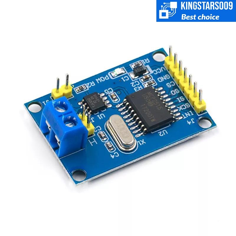 Mô-đun CAN bus MCP2515 TJA1050 giao tiếp SPI cho vi điều khiển Arduino ...