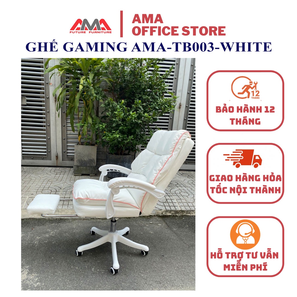 Ghế Làm Việc Thư Giãn Ngả Lưng Có Chân Gác Nằm AMA-TB003-UT | Shopee Việt Nam