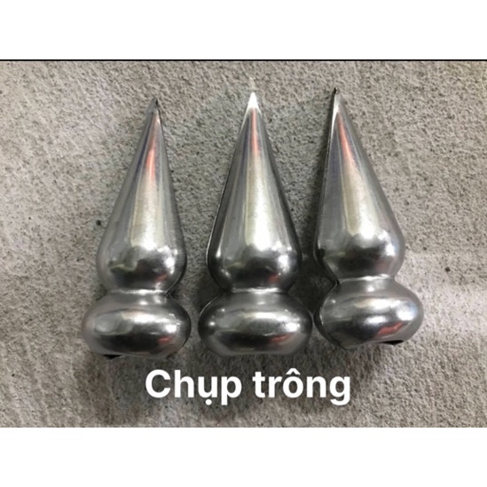 Mác chụp chông inox 304 phi 19mm, 22mm trang trí cổng, hàng rào (mác ...