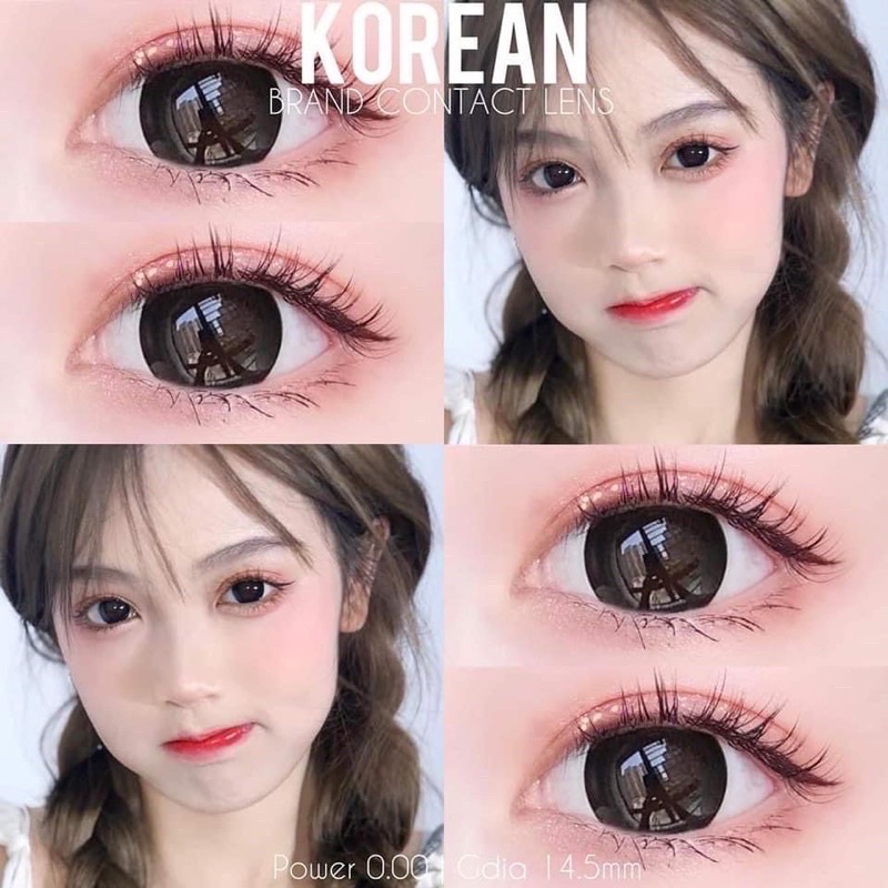 (0 ĐỘ) 20 MẪU LENS ĐEN -BLACK ( KÍNH ÁP TRÒNG TẶNG KÈM KHAY ĐƠN ĐỰNG ...