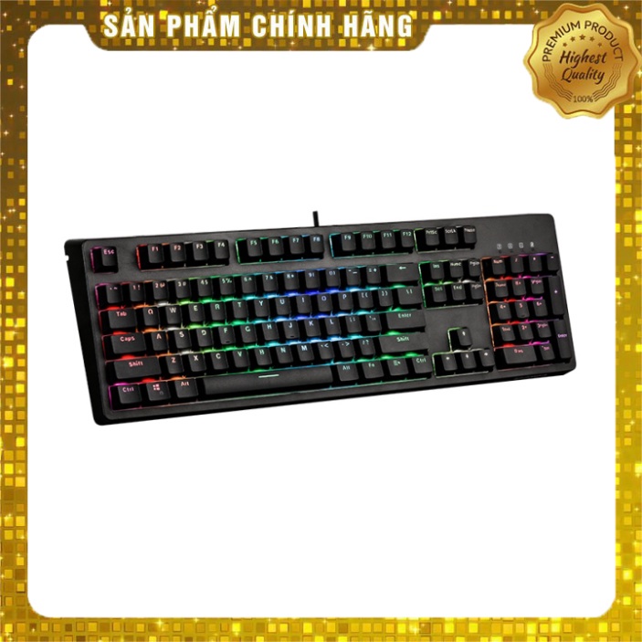 Bàn phím cơ Edra EK3104 RGB Huano blue sw (usb/màu đen/led RGB) CNS ...