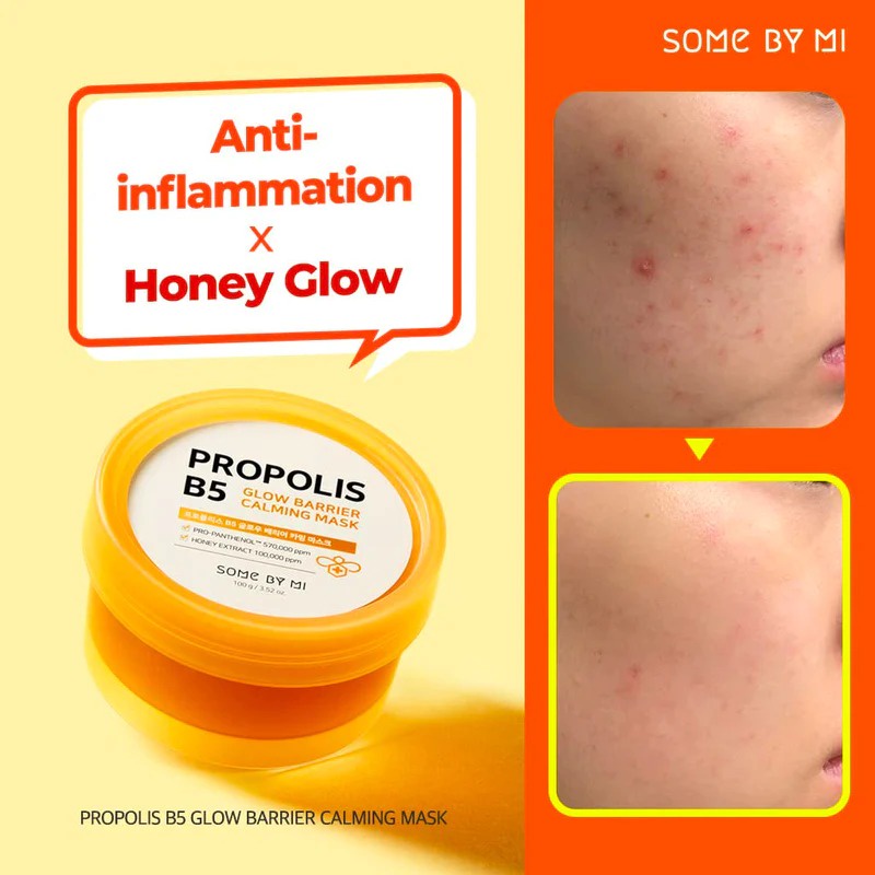 Mặt Nạ Dưỡng Keo Ong & Vitamin B5 Some By Mi Propolis B5 Glow Barrier ...
