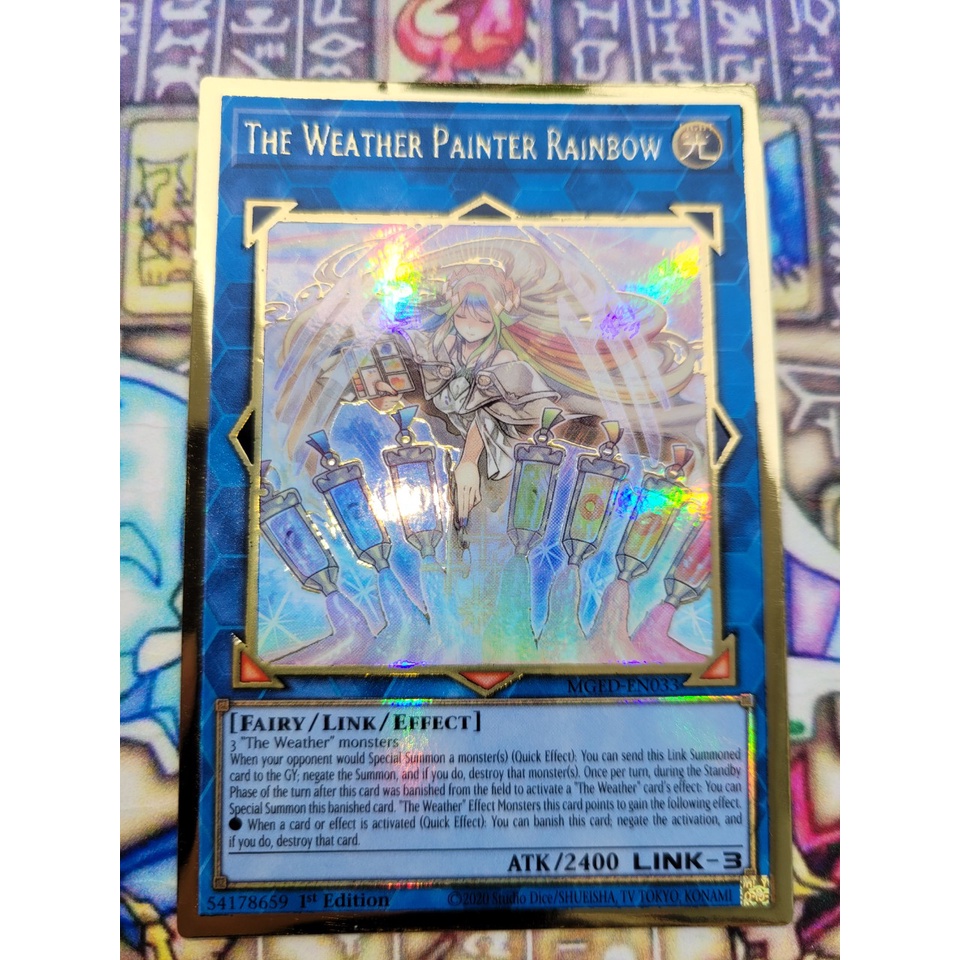 Thẻ bài Yugioh - TCG - The Weather Painter Rainbow / MGED-EN033 ...
