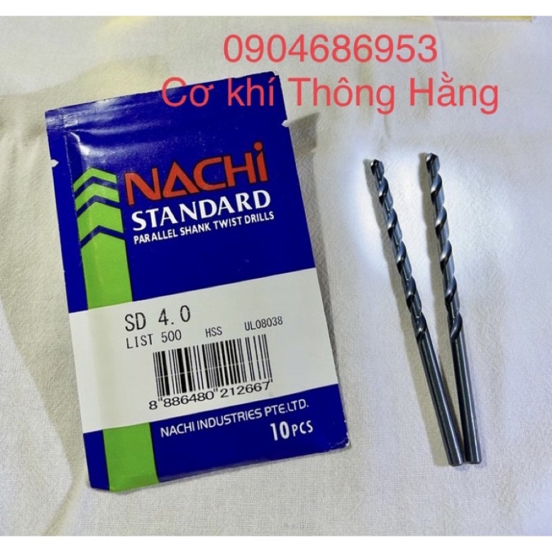 (Hàng chính hãng) Mũi khoan Nachi List-500 chuyên khoan thép phi 1-3mm, chất lượng cao. | Shopee ...