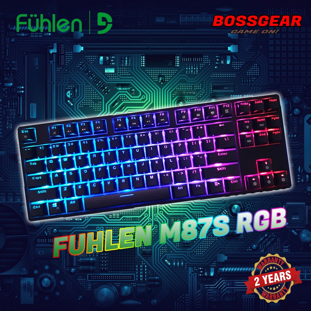 Bàn Phím Cơ Fuhlen D87S Huano Switch LED RGB Chính HÃng ( Red/Brown/Blue Switch ) | Shopee Việt Nam