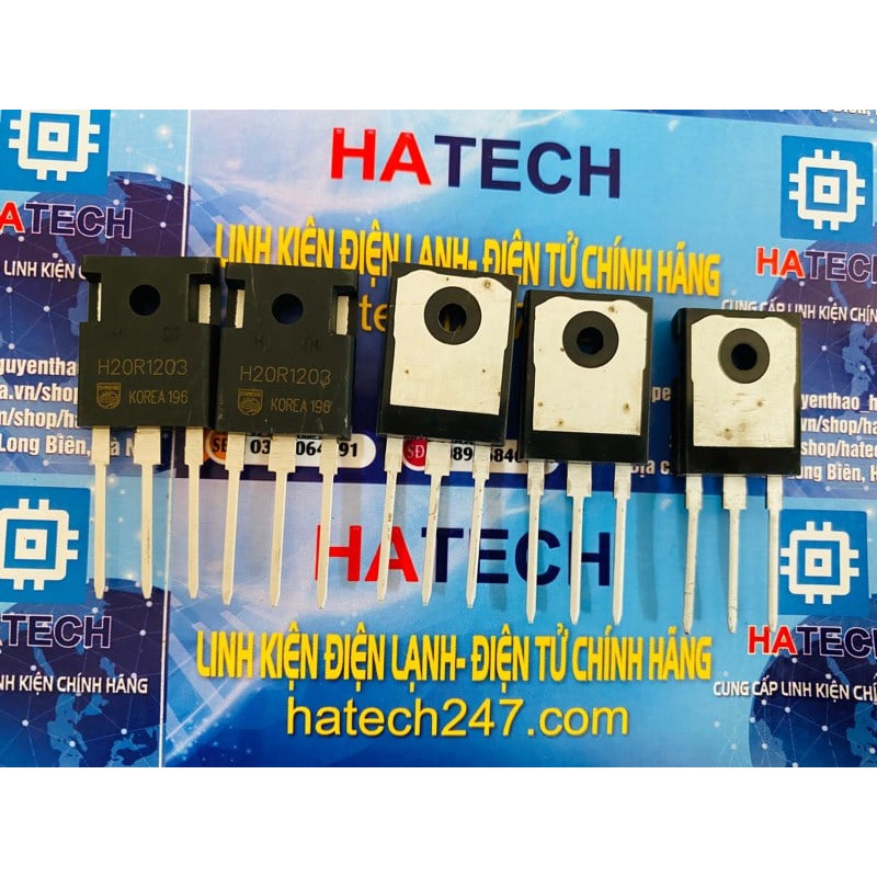 IGBT N-CHANNEL H20R1203 mới chính hãng lưng đồng (Thay H15R1203 ...