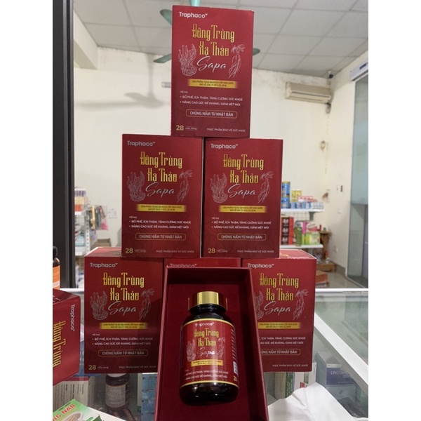 Đông trùng hạ thảo sapa traphaco lọ 28 viên chính hãng | Shopee Việt Nam