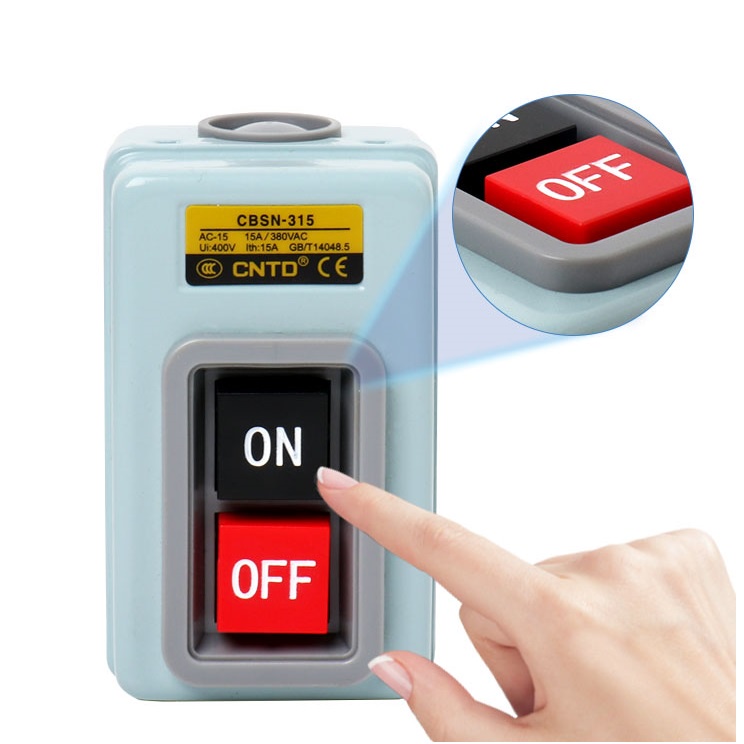 Công tắc on off 3 pha 30A cbsn-330 cntd,công tắc nhấn dính cbsn-330 cntd | Shopee Việt Nam
