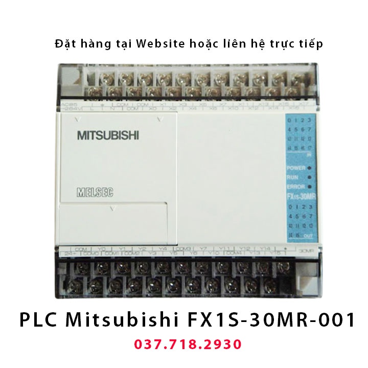 PLC Mitsubishi (Bộ điều khiển lập trình) PLC FX1S-30MR-001, PLC Mitsubishi (Bộ điều khiển lập ...