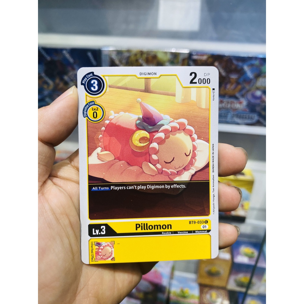 Thẻ bài Digimon Mã BT9-033 - Pillomon - Digimon - Common | Shopee Việt Nam